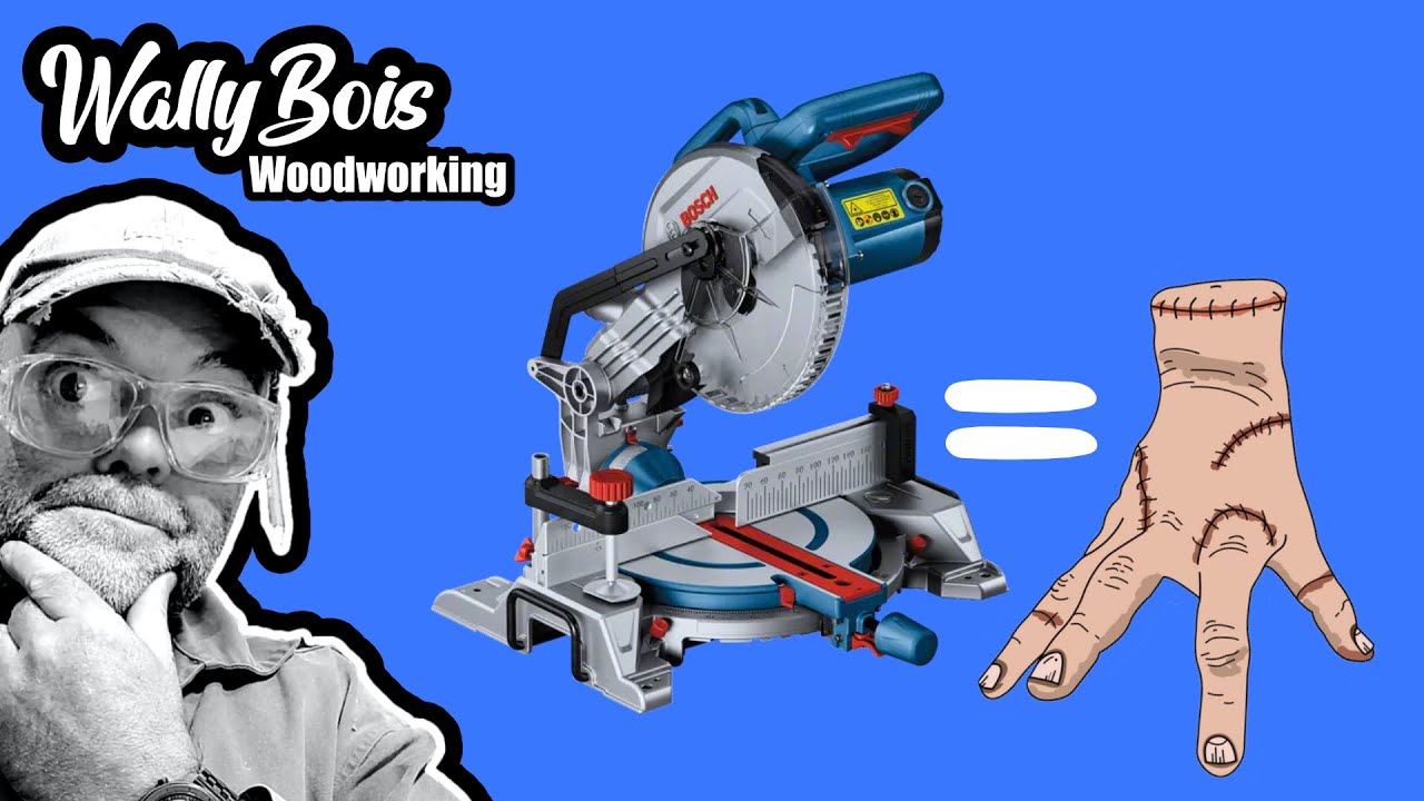 Cutting Short pieces of Wood on a Chop Saw or RAS and not your FINGERS ...