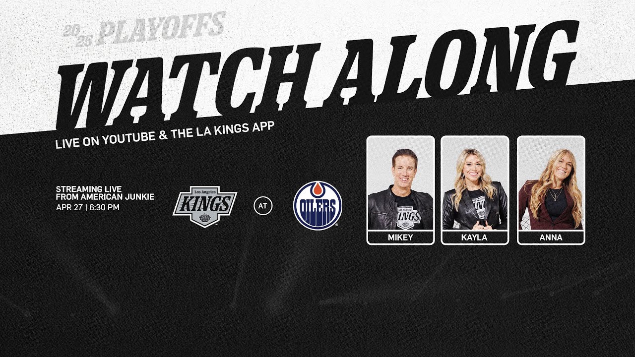 LA Kings at Edmonton Oilers | Game 4 - Round 1 | LA Kings Live Watch ...
