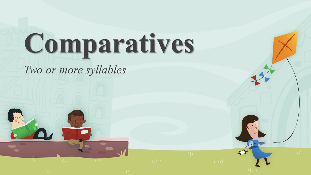 Comparatives (Two-syllable adjective or more) - YouTube