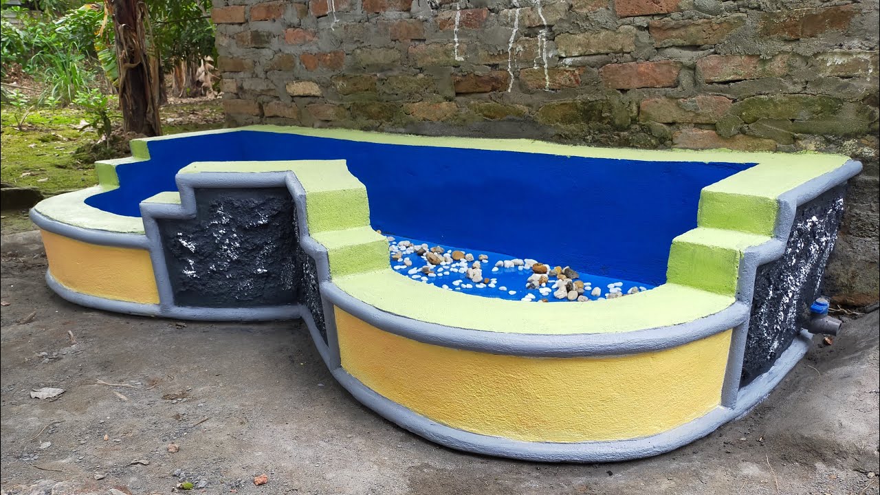 How To Make A Fish Tank From Cement - Home And Garden Decoration! - YouTube