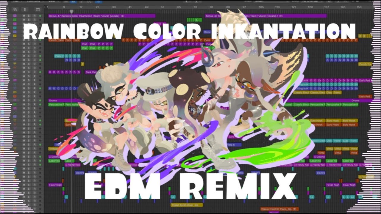 Rainbow Color Inkantation EDM REMIX [SPLATOON 3 REMIX] - YouTube