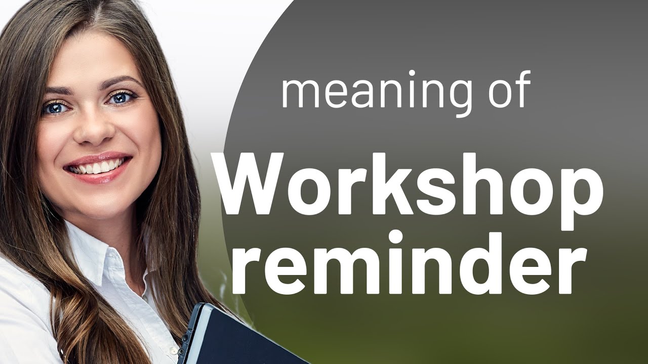 Workshop Reminder: Understanding and Using the Phrase - YouTube