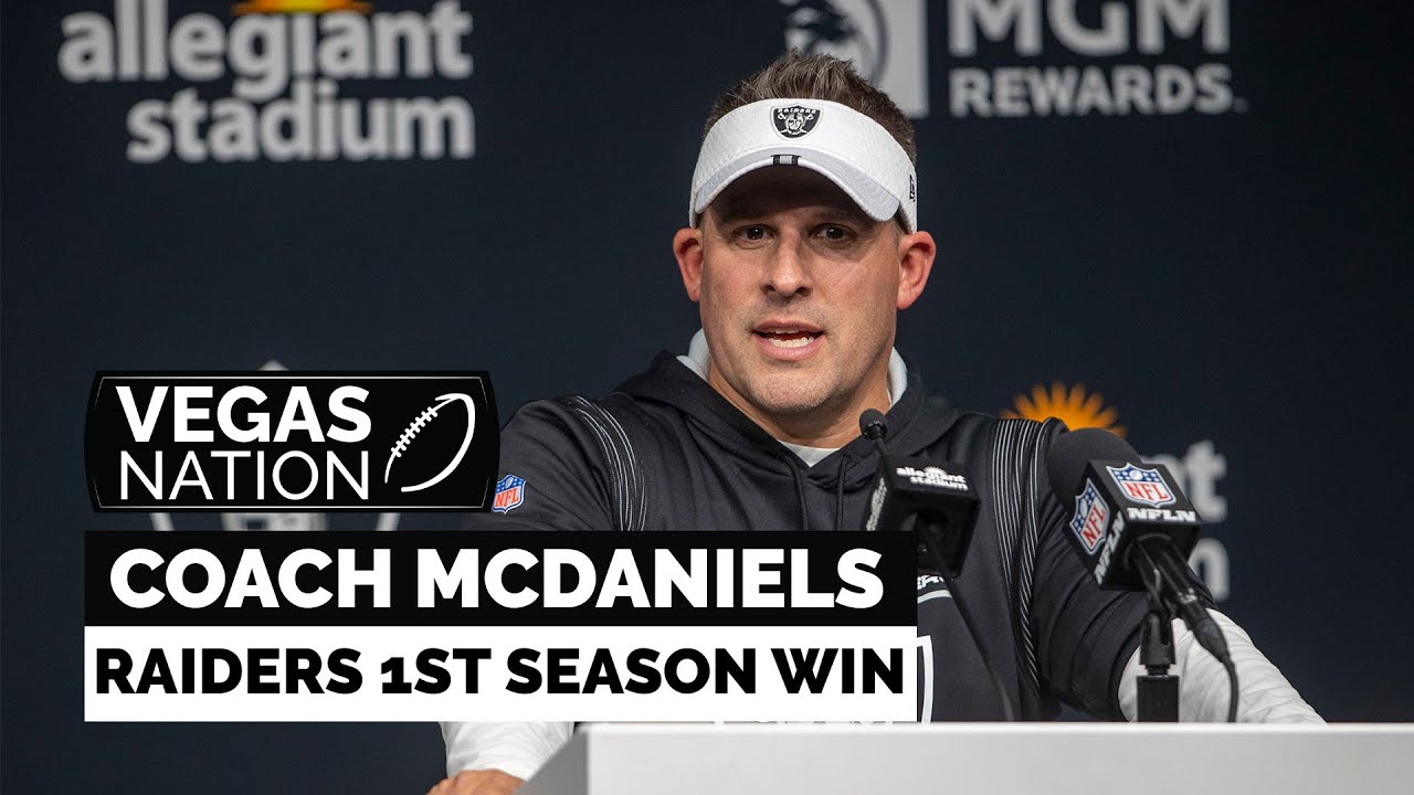Josh McDaniels full post-game press conference - YouTube