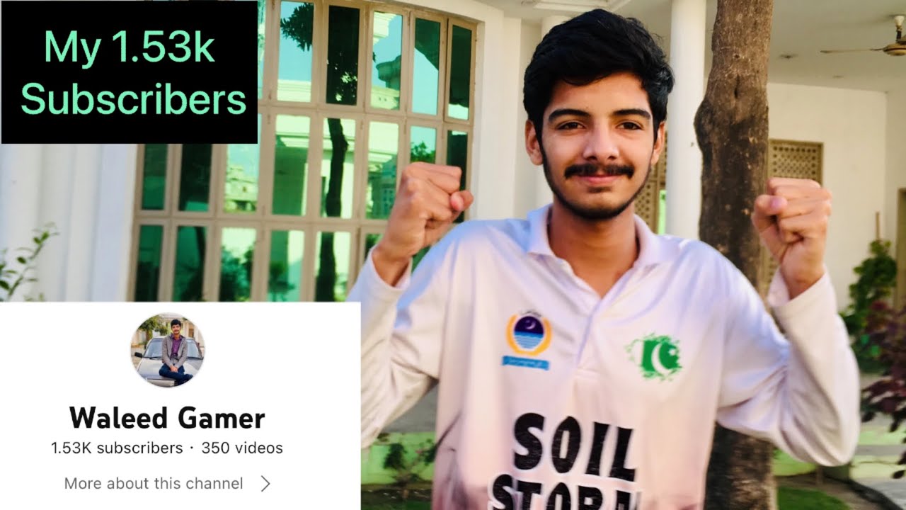 My 1.53k Subscribers Complete | Waleed Gamer - YouTube