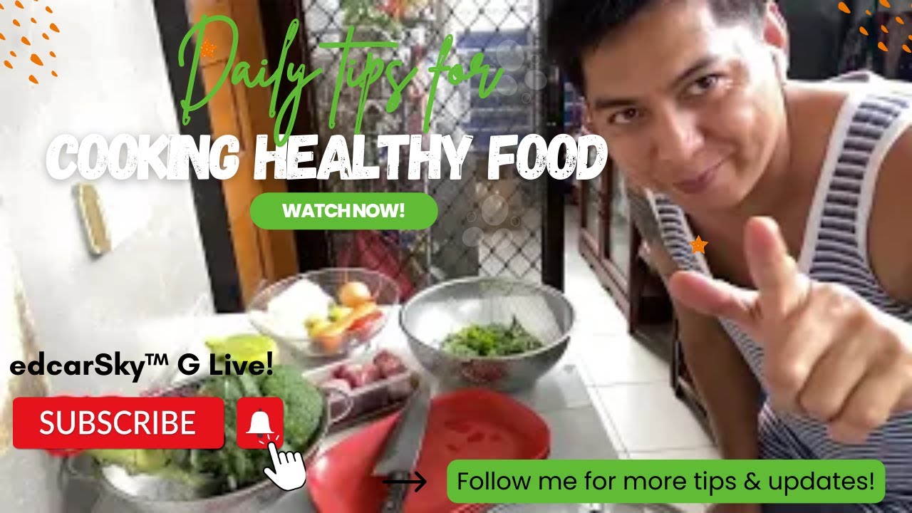 Daily Tips: Cooking super healthy foods si Kuya Carr - YouTube