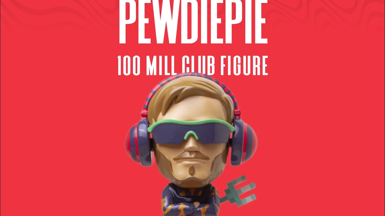 PewDiePie 100 Mill Club Collectible Figure Unboxing - YouTube