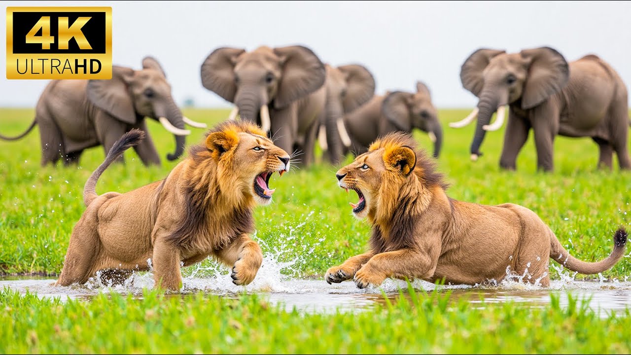 Beautiful Wild Animals on Earth 4K – Natural Wildlife Scenes & Soothing ...