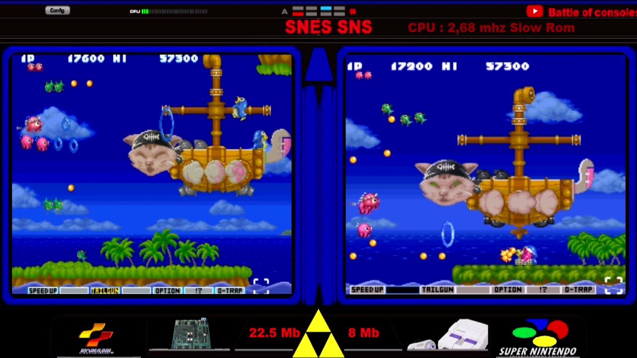Parodius - (Arcade vs Snes) Comparison - YouTube