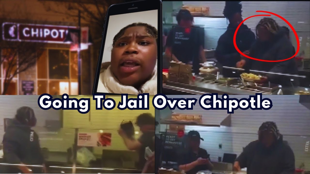 Woman Crashes Out Over Wrong Chipotle Order - YouTube