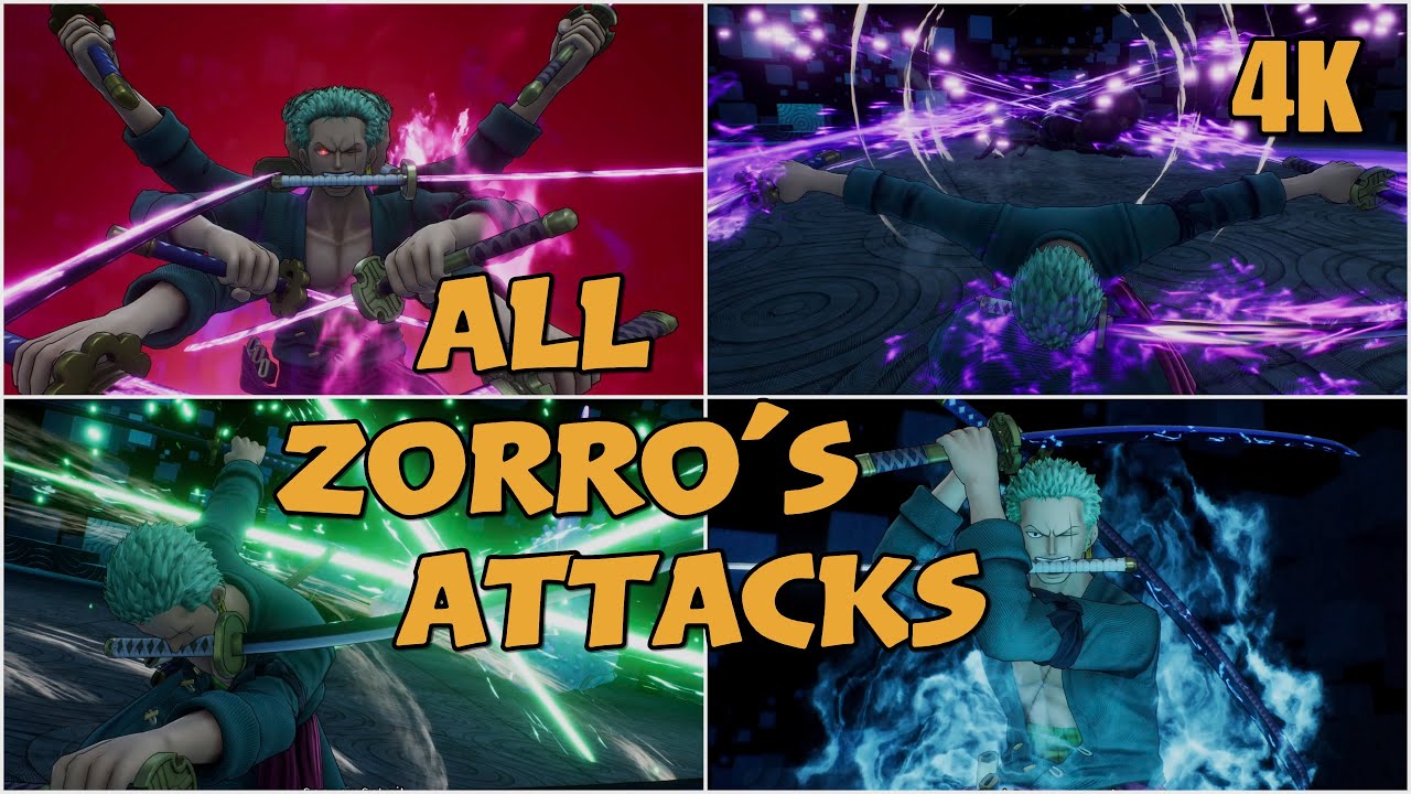 One Piece ODYSSEY: ALL Zorro´s Ultimate Attacks! - YouTube