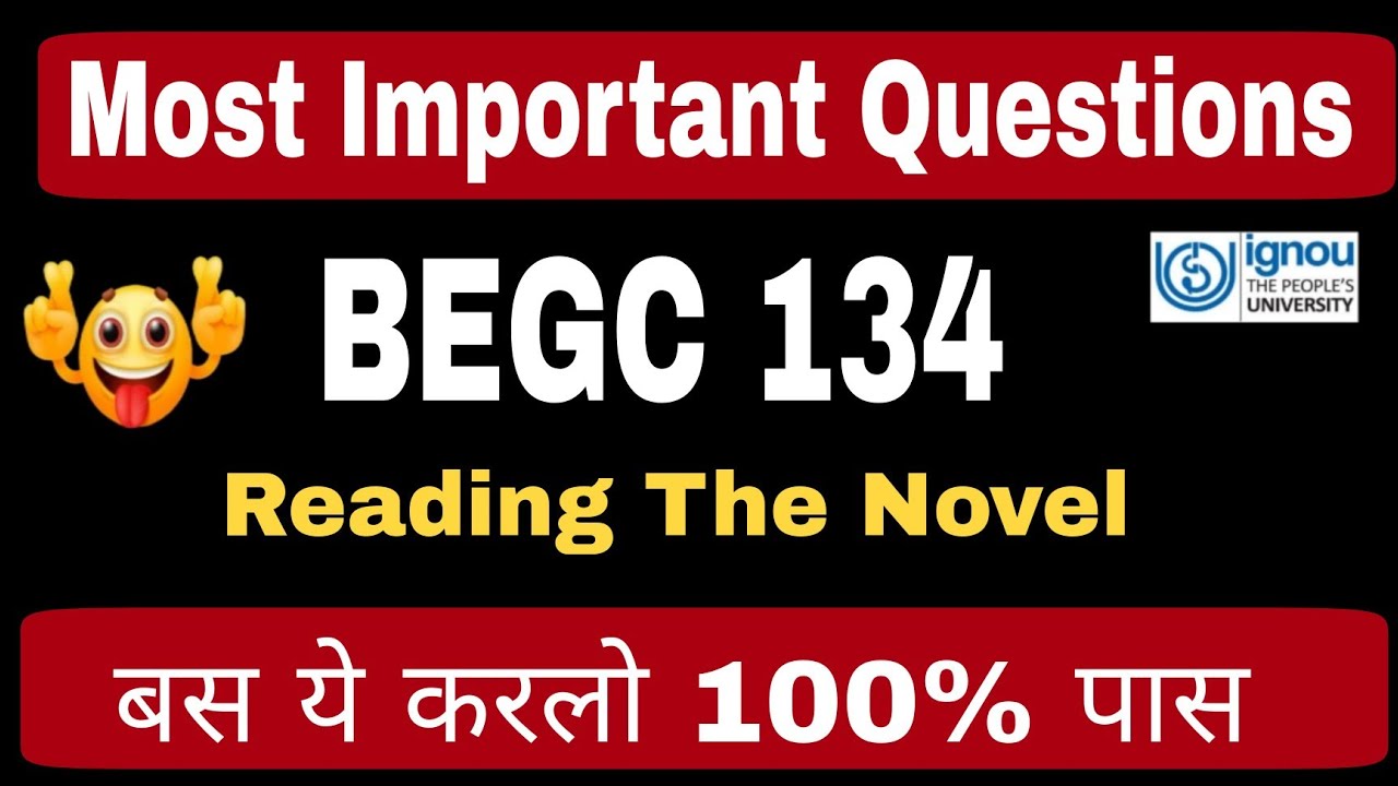 BEGC 134 Important Questions | Begc 134 Previous Year question paper ...