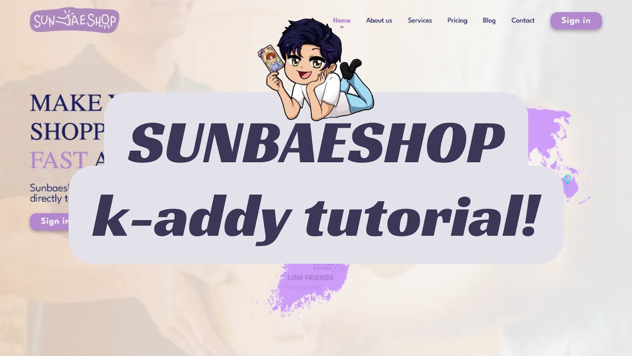 GOM LIFE: sunbaeshop kaddy tutorial! - YouTube