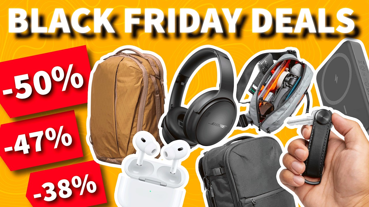 25 BEST Black Friday/Cyber Monday Deals for Work and Travel Accessories ...