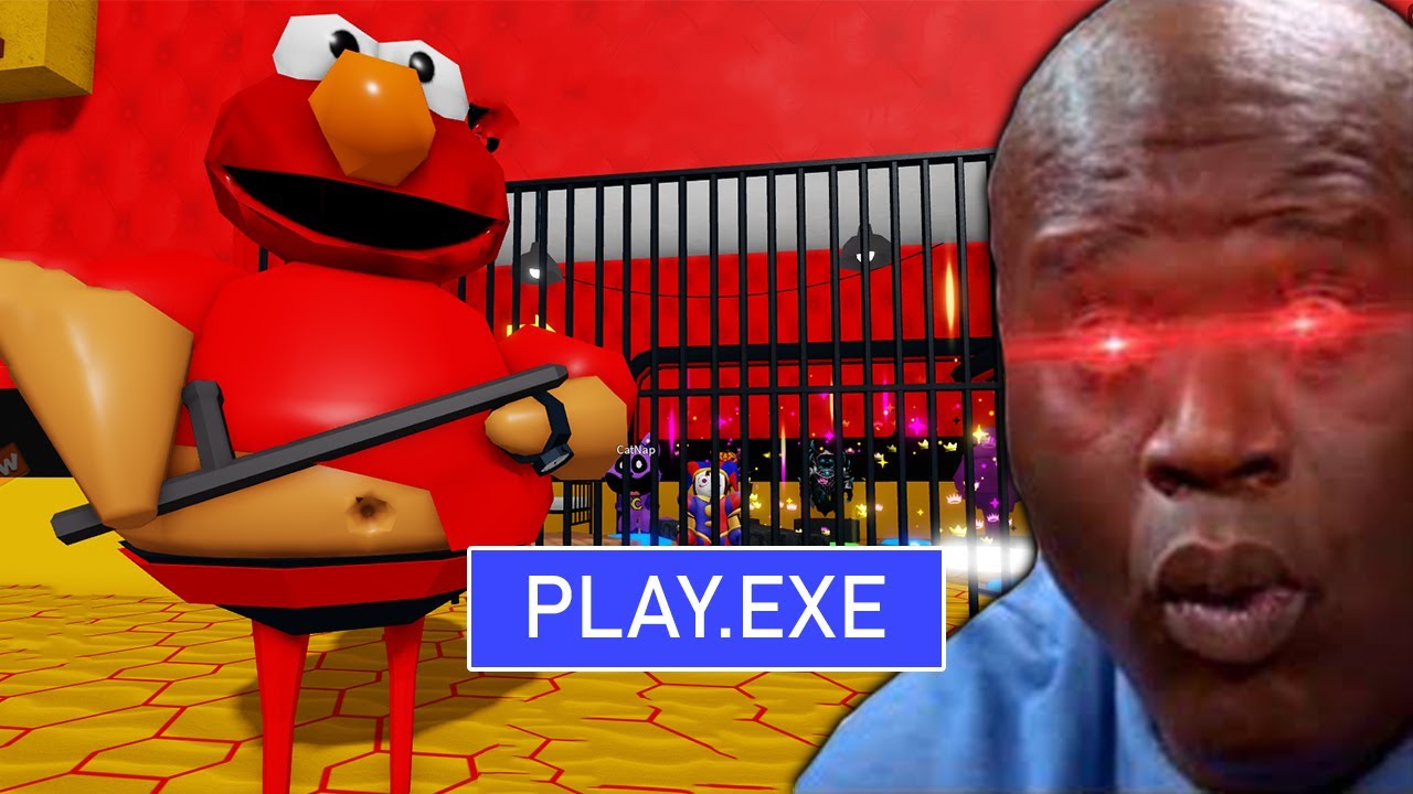 ROBLOX - ELMO PRISON RUN.EXE - YouTube