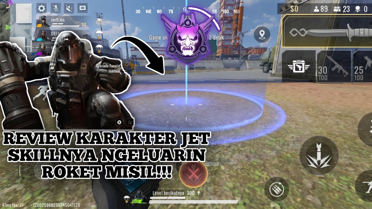 Review Karakter Jet Skillnya Bisa Ngeluarin Roket Misil! To Legendary ...