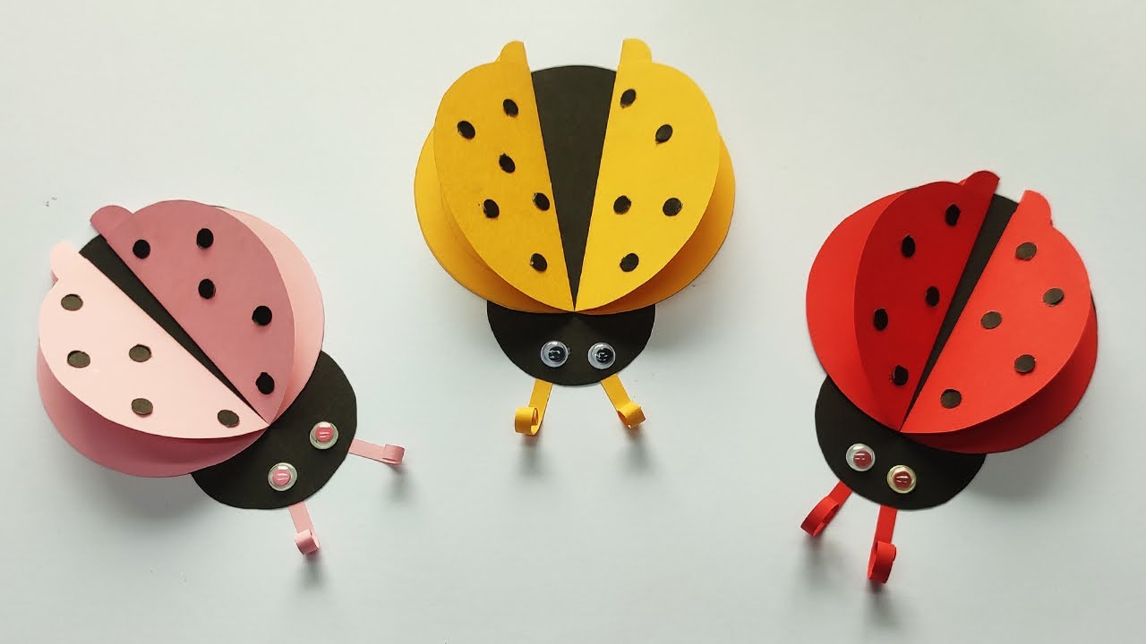 How to Make Lady Bug 🐞 | DIY Paper Ladybug Crafts | Paper Toys - YouTube