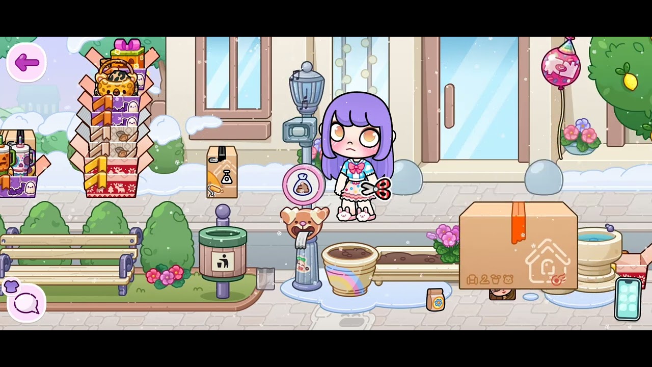 aisyah bermain avatar world riska buka kado lucu lucu banget kawan ...
