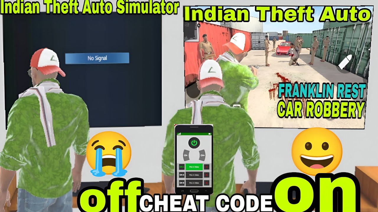 Indian Theft Auto Simulator TV CHEAT CODE |Indian Theft Auto Simulator ...