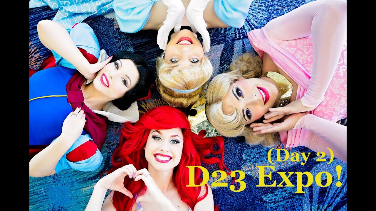 Disney's D23 Expo: Meet & Greet + Disney Princess Cosplay! (Day 2 ...