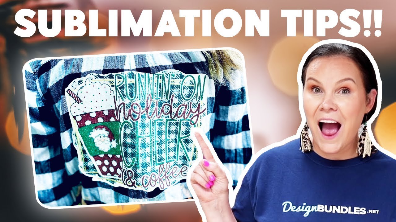 Sublimation Tips and Tricks - Bleached Flannel & Sublimation Tumbler - YouTube