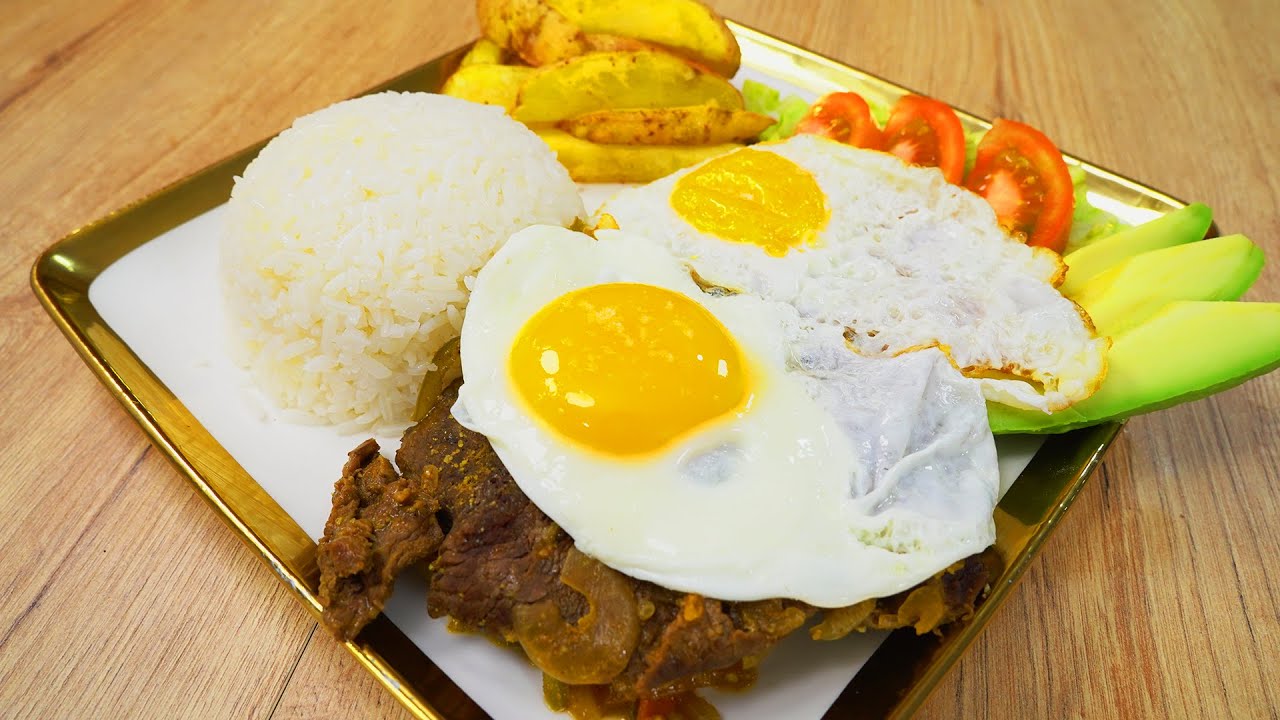 Churrasco ecuatoriano perfecto para el almuerzo - YouTube