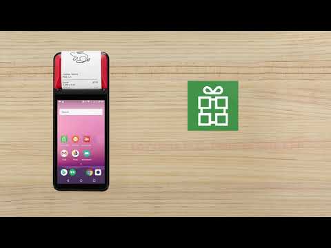 Issyzonepos IPDA064 Android receipt printer PDA compatible with loyverse.Your business assistant.