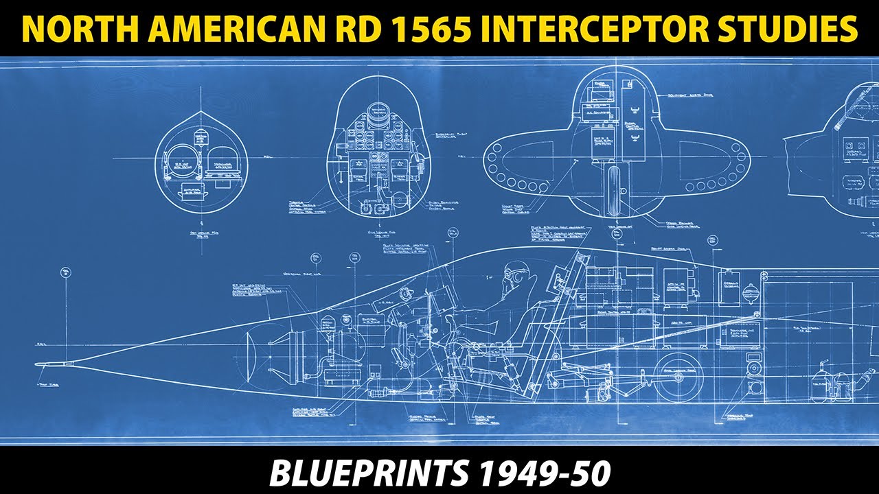 Douglas XF4D-1, NAA FJ-4F & RD 1565 USAF Interceptors, Northrop Project ...