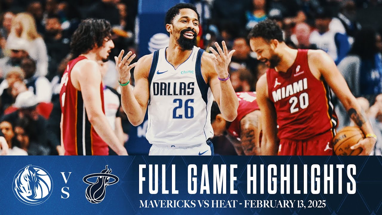Dallas Mavericks Highlights vs. Miami Heat | February 13, 2025 - YouTube