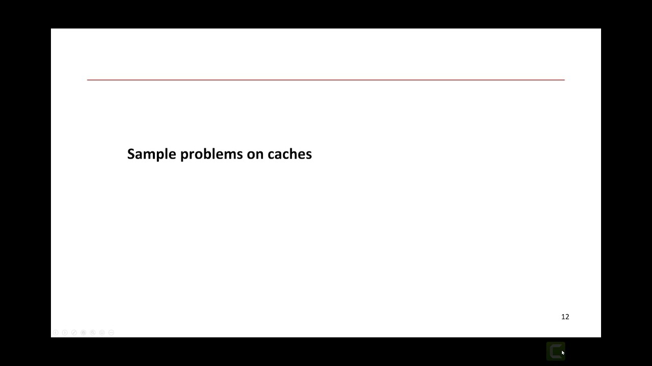 Lecture 21 - Part 3 - Cache Problem - Block Offset in a Word ...