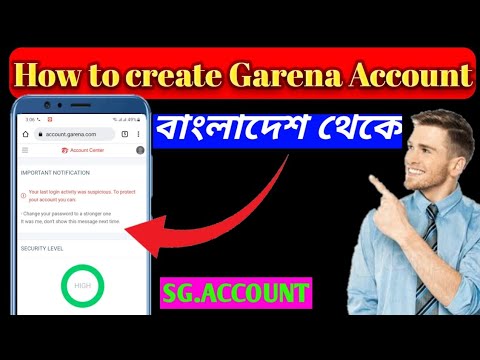 How To Create Garena sg Account | Open Garena Shell Account ...