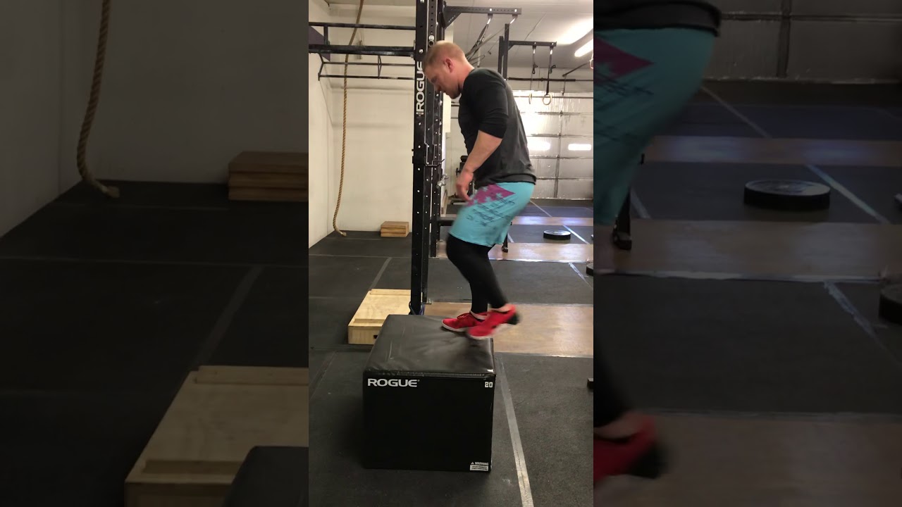 Seated Single Leg Box Jump - YouTube