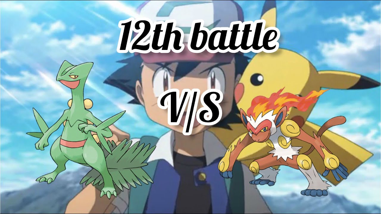 Pokemon tournament 12th battle Sceptile vs Infernape | Pokemon battle ...