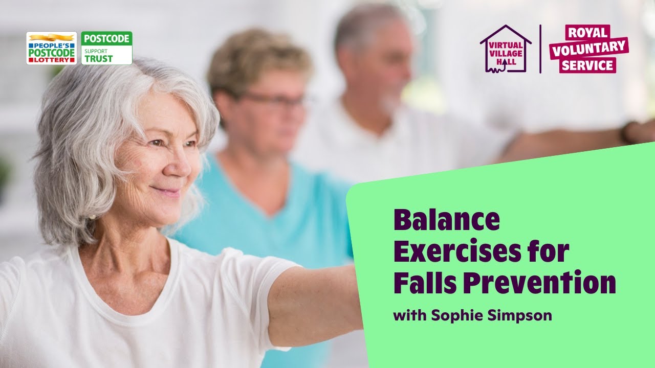 Balance Exercise for Falls Prevention 5 with Sophie Simpson - YouTube