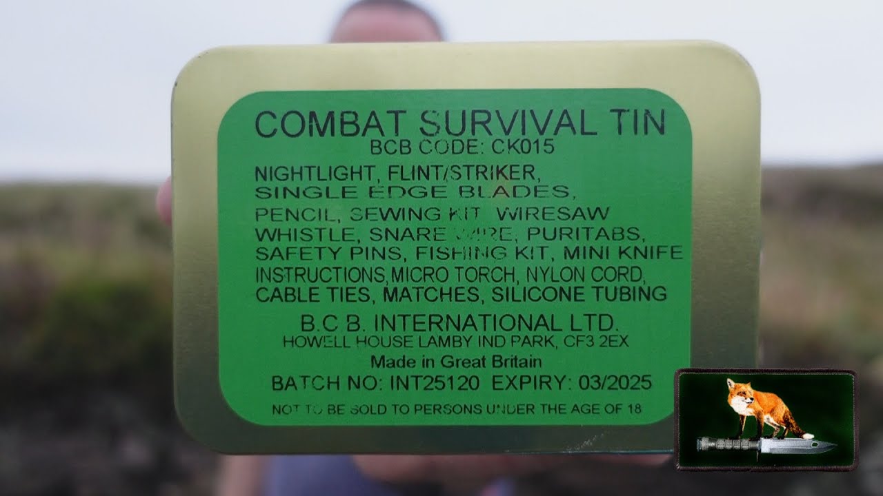 Unboxing BCB Survival Tin in the field ( Review 2023 ) - YouTube