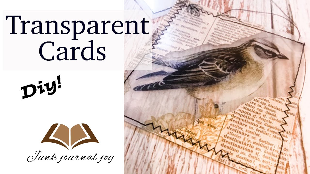 How To Make Transparent CARDS | JJ#171 - YouTube