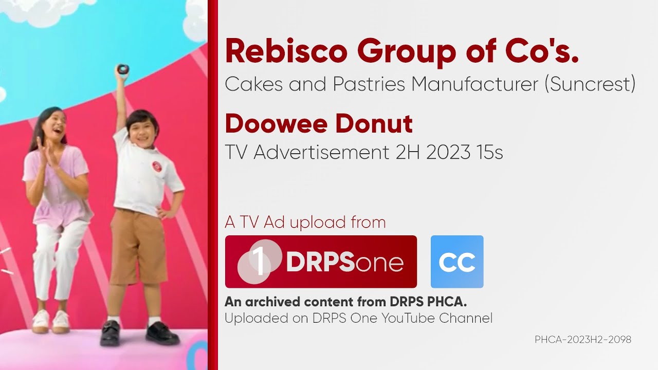 Doowee Donut TV Ad 2H 2023 15s (Philippines) [CC] - YouTube