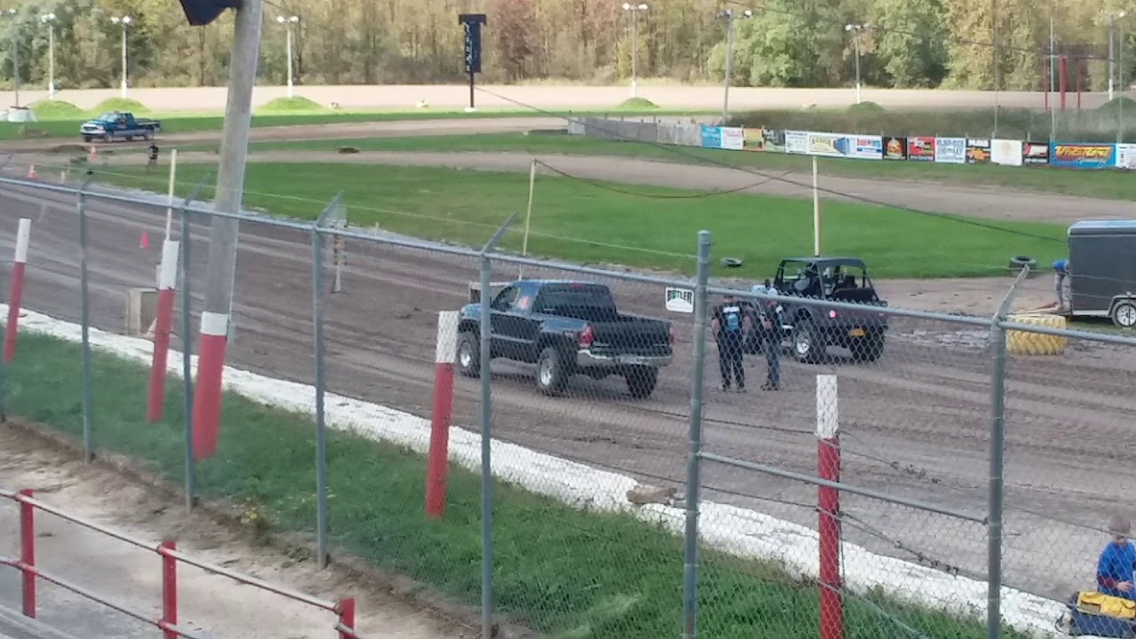 Utica Rome Speedway Truck Drag Part 3 - YouTube