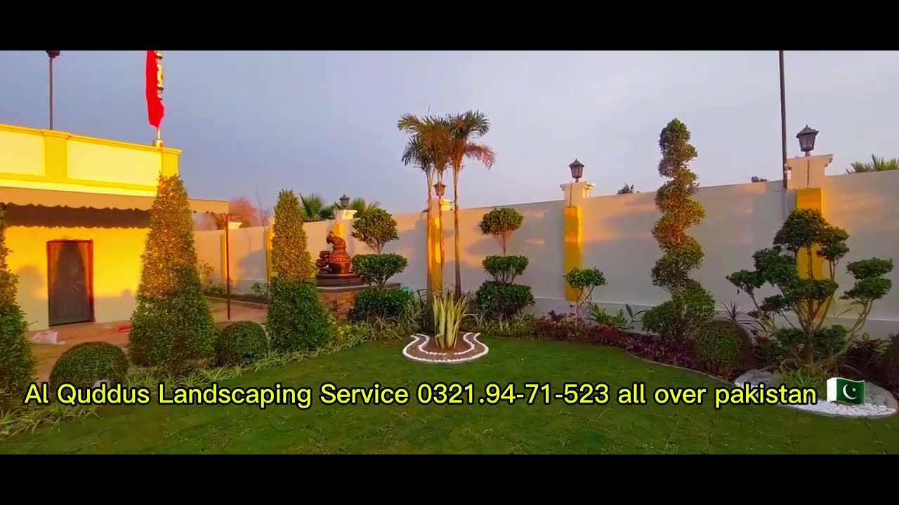 beautiful Garden Landscaping ideas Pakistan 0321.94-71-523. - YouTube