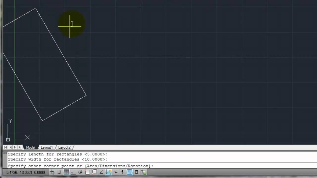 AutoCAD 2011 - Tutorial 05 - YouTube