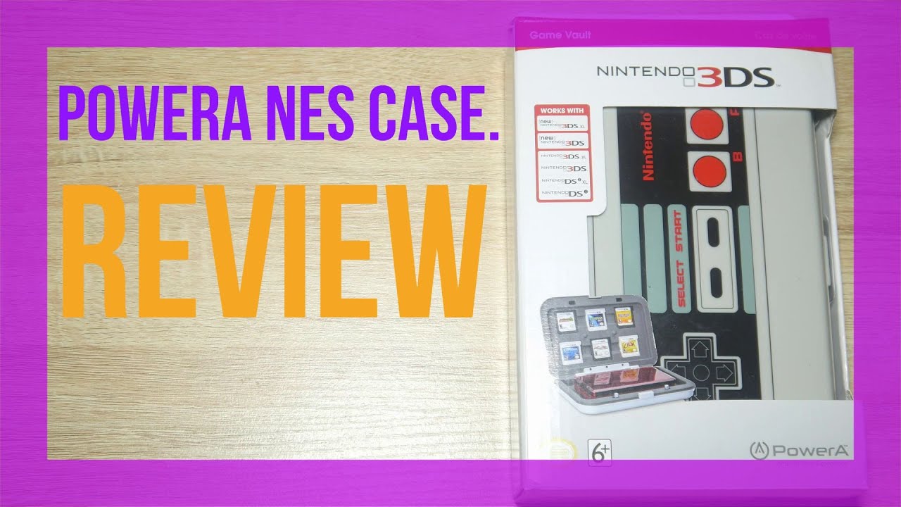 PowerA Nintendo 3DS NES Case Review. 4K - YouTube