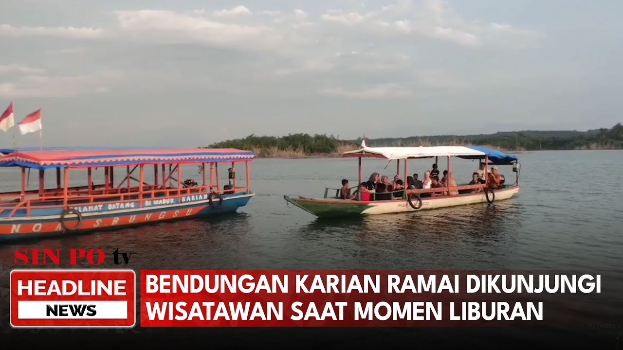 Bendungan Karian Ramai Dikunjungi Wisatawan saat Momen Liburan - YouTube