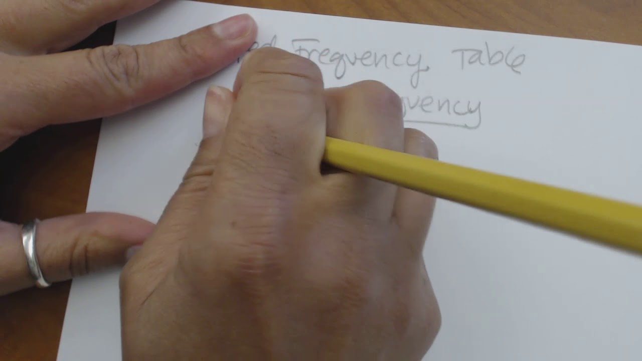 Discrete Data Grouped Frequency Table and Histogram - YouTube