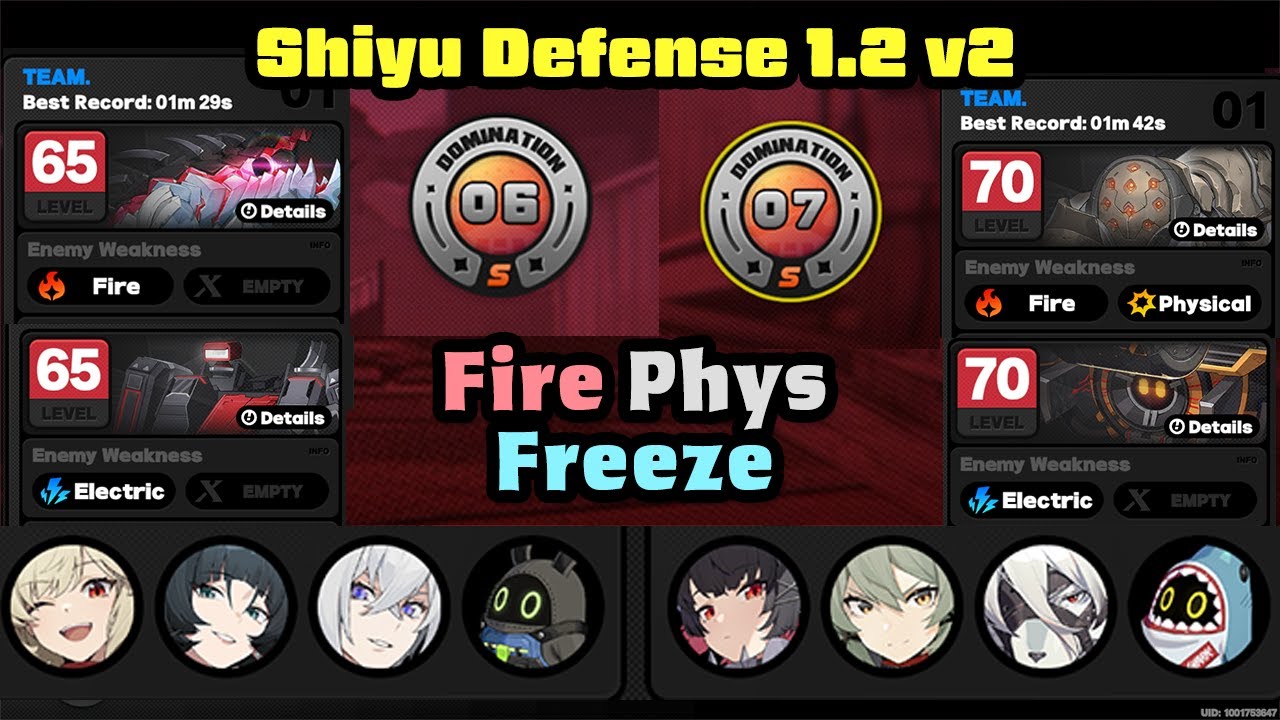 Burnice Jane Seth & Ellen Lycaon Caesar | Shiyu Defense 6 & 7 | Zenless ...