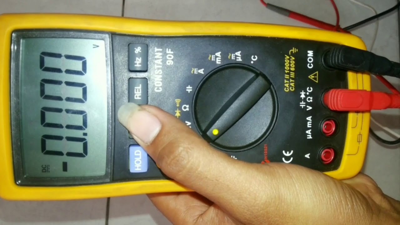 Cara menggunakan AVO Digital Constant 90 F - YouTube