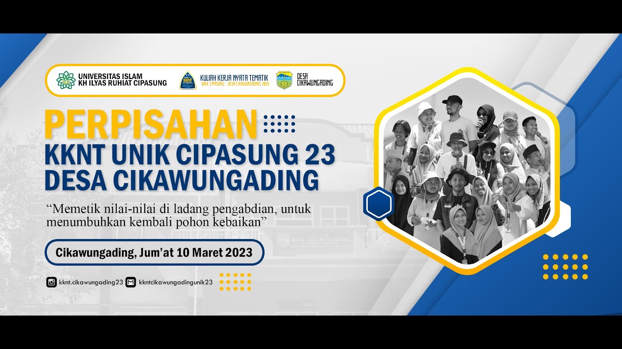 DOKUMENTER KKNT UNIK CIPASUNG DESA CIKAWUNGADING 2023 - YouTube