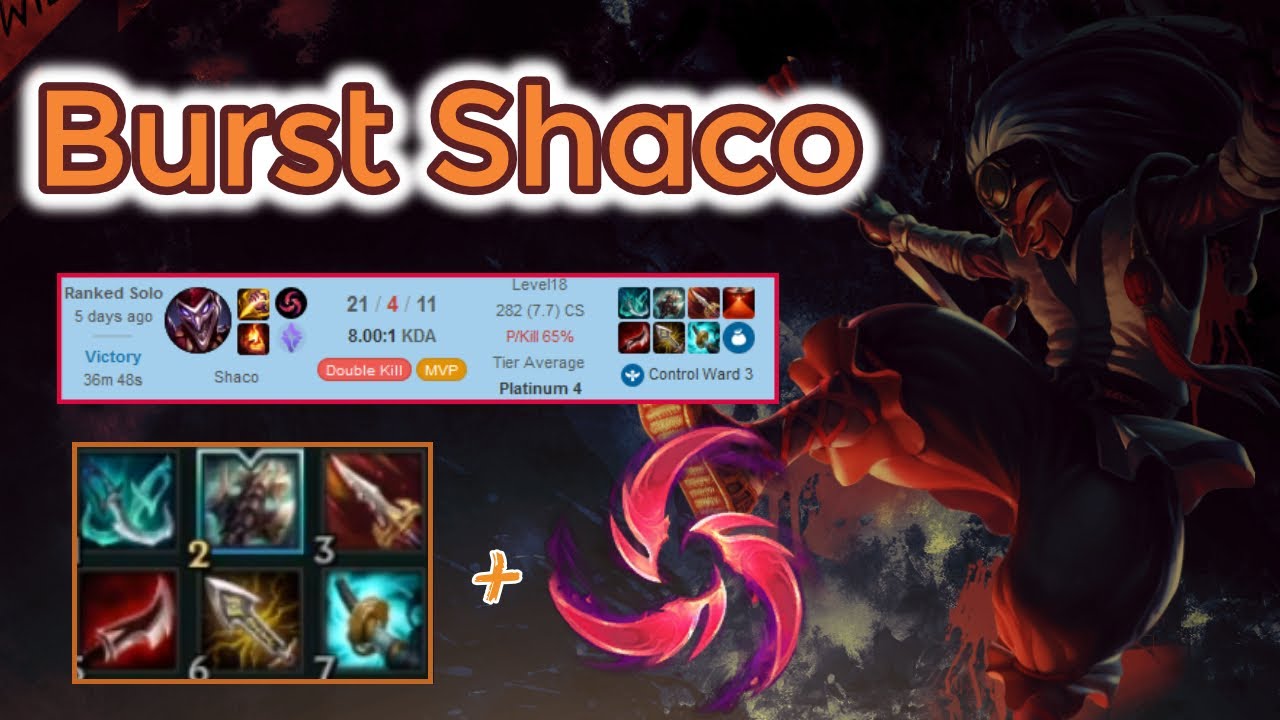 Attackspeed + Crit Shaco Jungle - Full Burst [League of Legends] Full ...