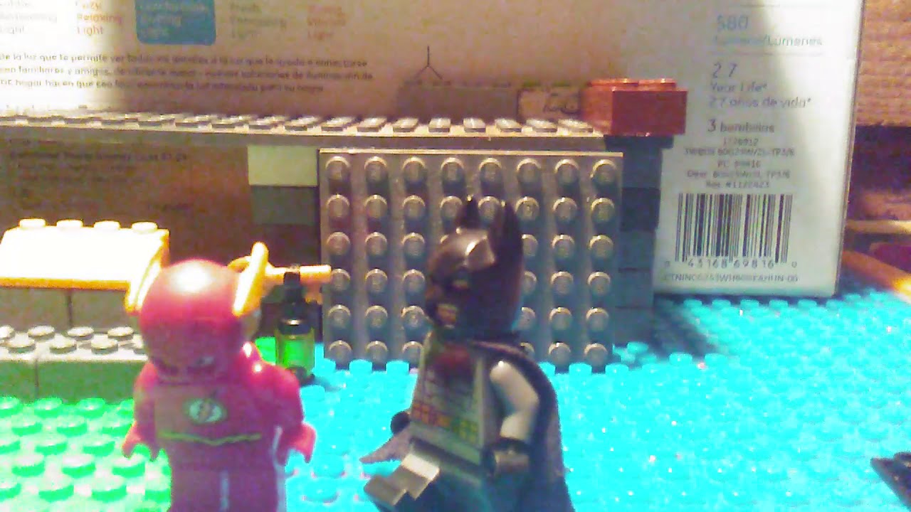 Lego Batman gets angry from flash and superman - YouTube