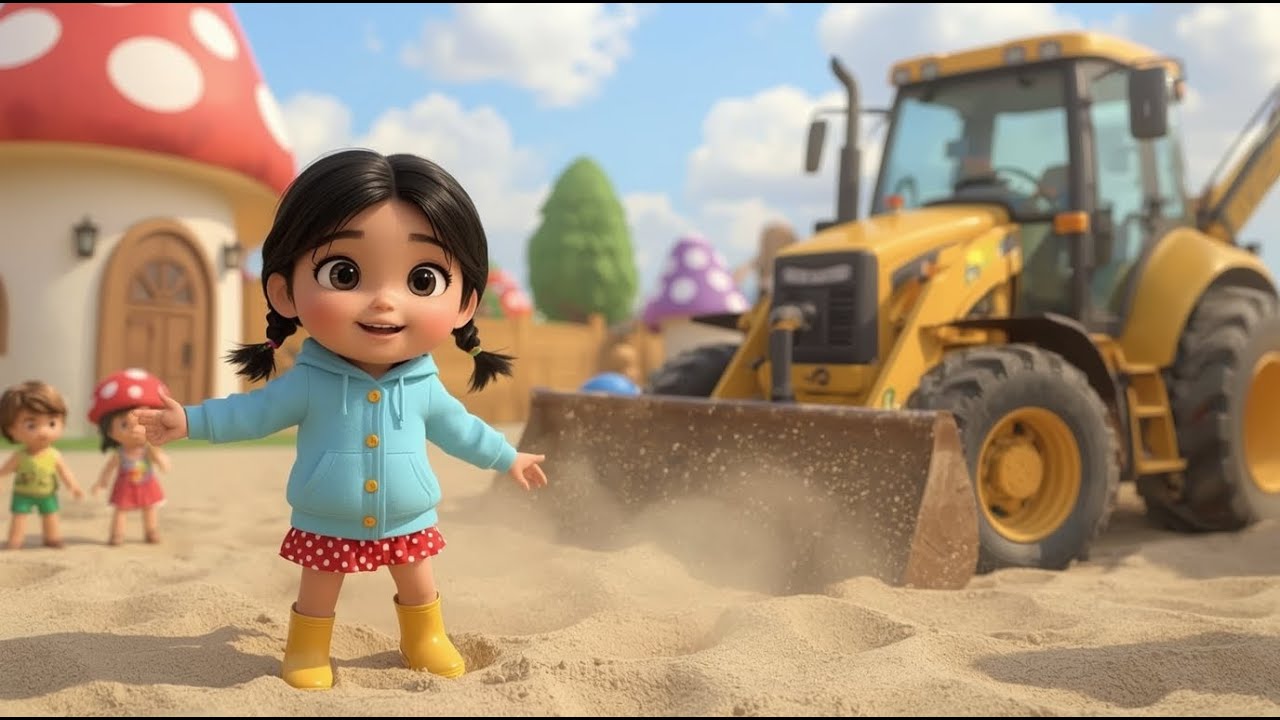 Rumble Rumble Goes the Digger | Exciting Construction Song for Kids ...