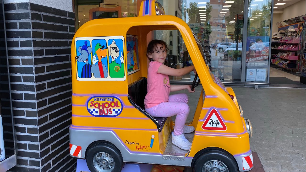 Working School Bus🚌 Kiddie ride - YouTube