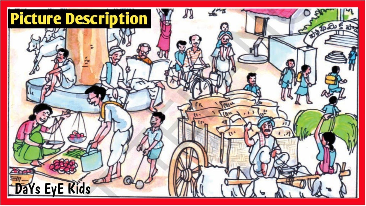 Picture Description of "Village" | Describe the Picture of a Village ...
